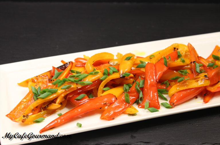 Mini poivrons grillés au four - Mon Café Gourmand