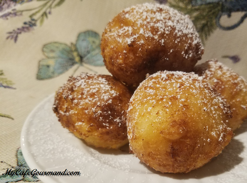 Ponchiki (Russian Doughnuts) - My Café Gourmand